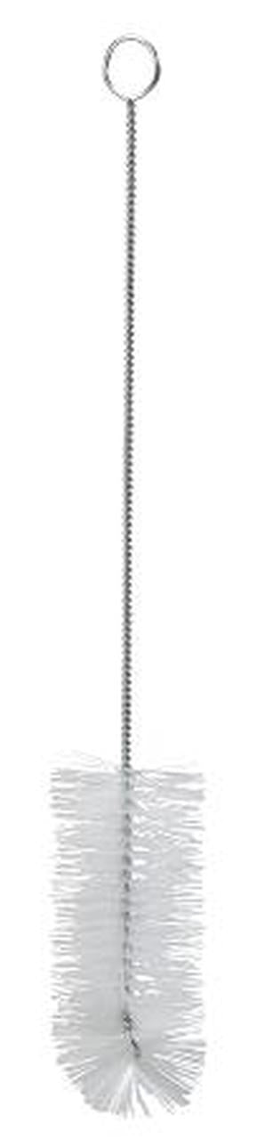 Small Brush for cleaning airlocks, faucets, and spigots.