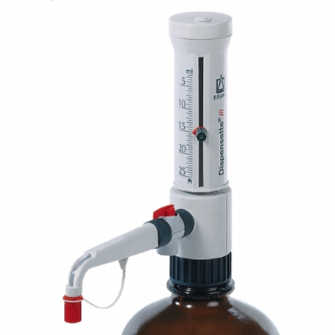 BrandTech® 4701151 Dispensette® lll Bottle Top Dispenser: 2.5-25ml